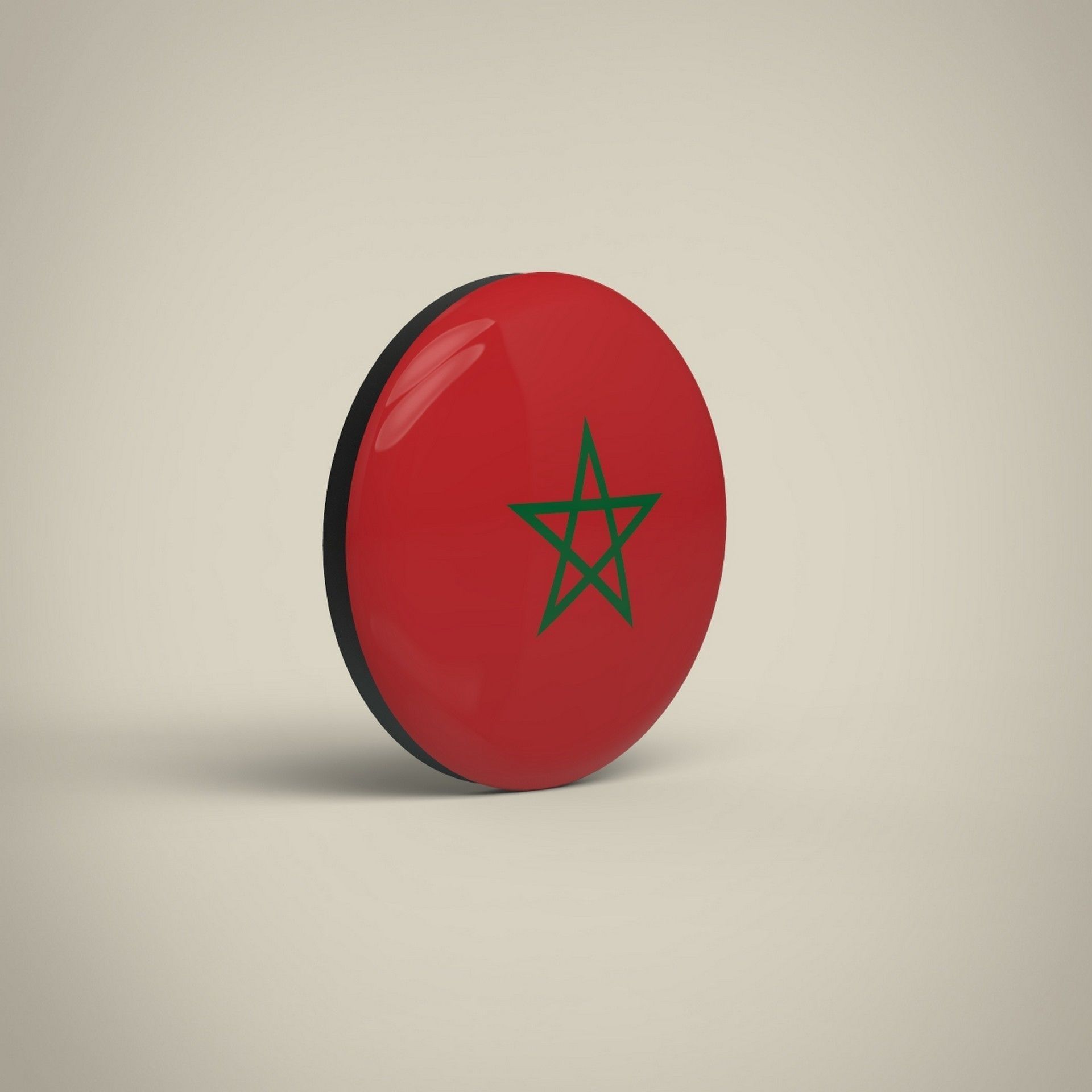 3D model Morocco Badge VR / AR / low-poly | CGTrader