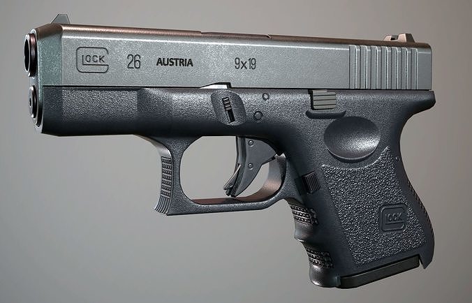 3D model Glock 26 VR / AR / low-poly | CGTrader