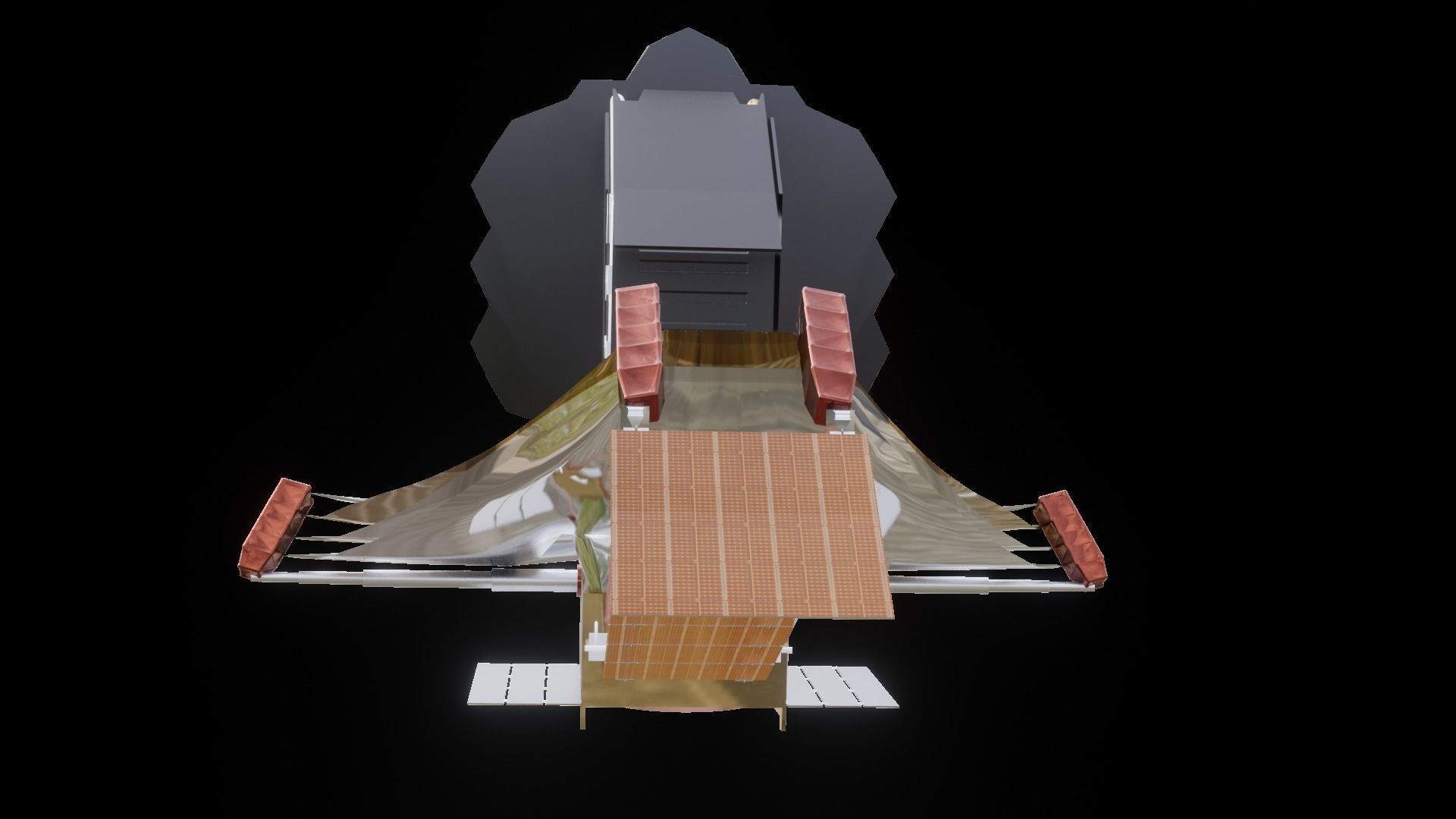 3D model James webb space telescope VR / AR / low-poly | CGTrader