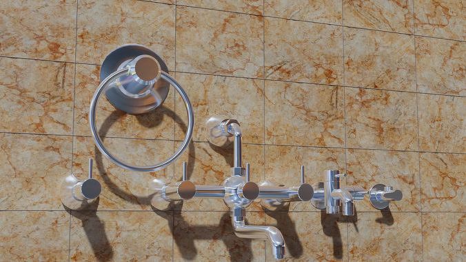 Bathroom Tap 3D model 3D model | CGTrader