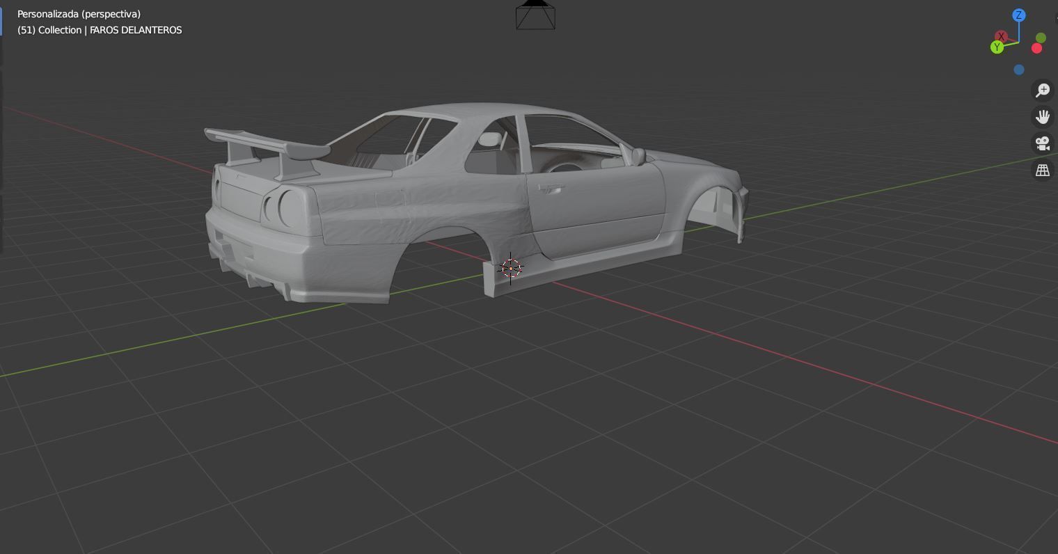 Nissan GTR R34 3D model 3D printable | CGTrader