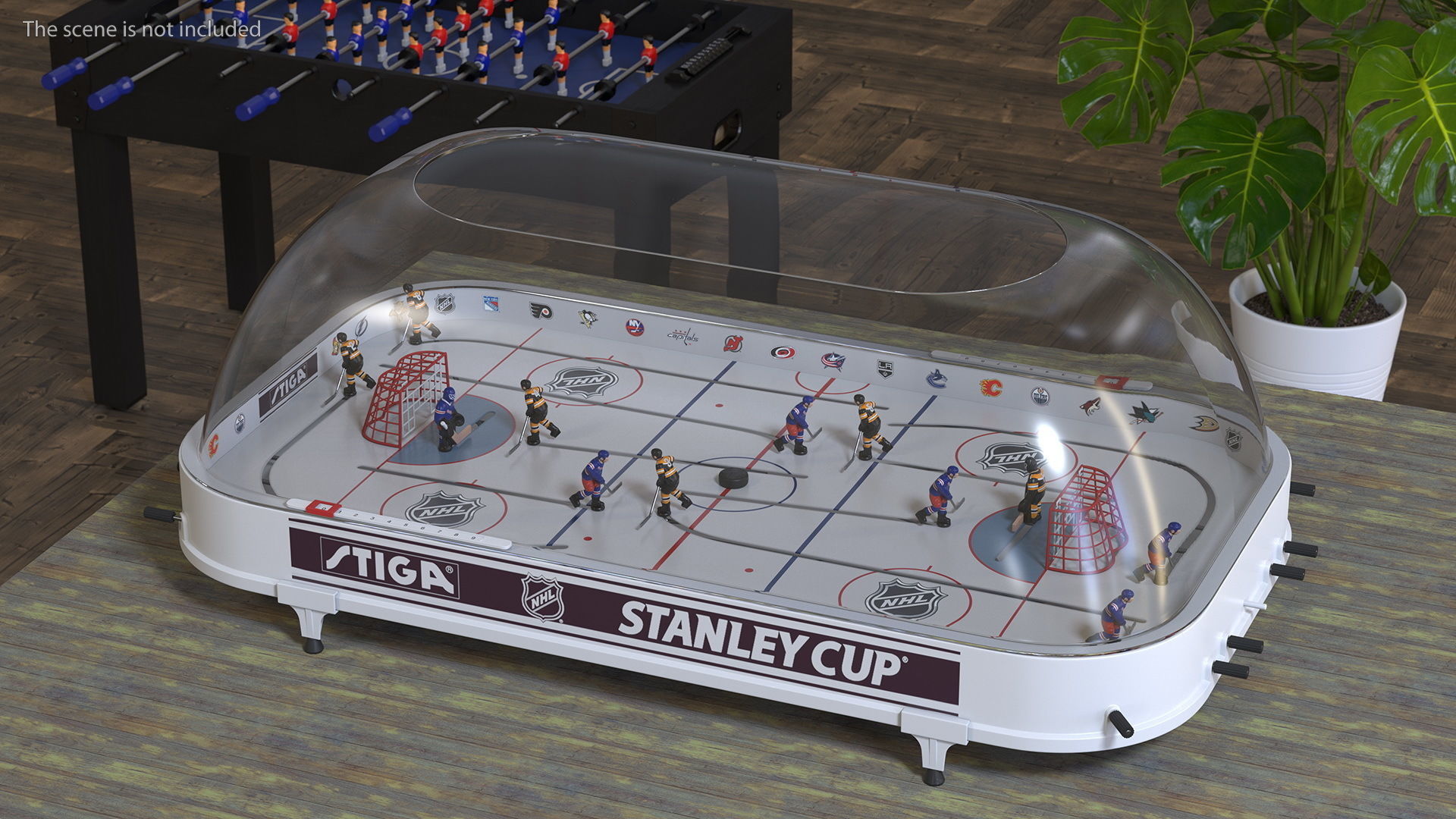Stiga Stanley Cup Table Hockey with Game Stand Dome 3D model | CGTrader