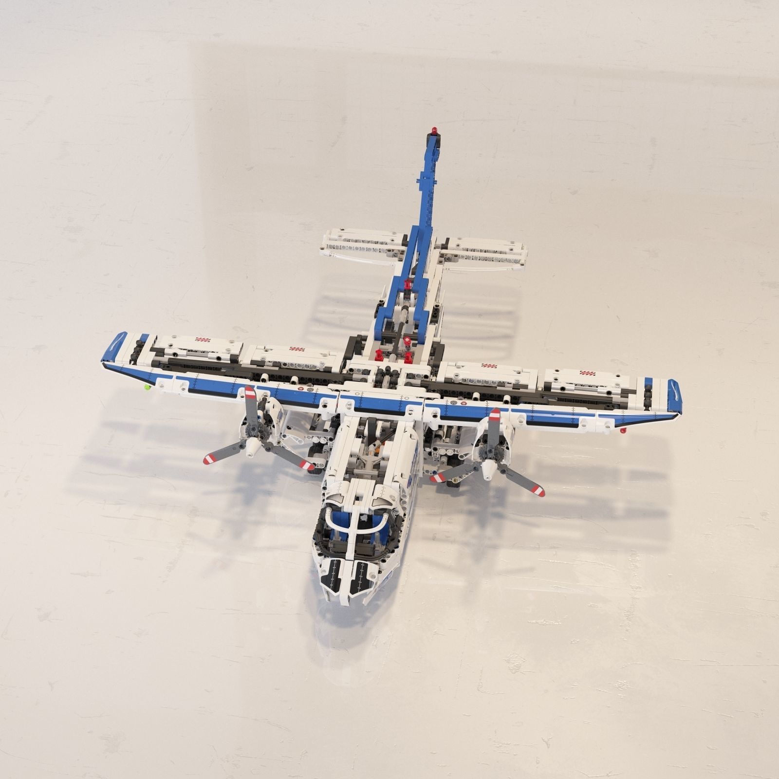 LEGO Technic Cargo Plane - 42025 3D model | CGTrader