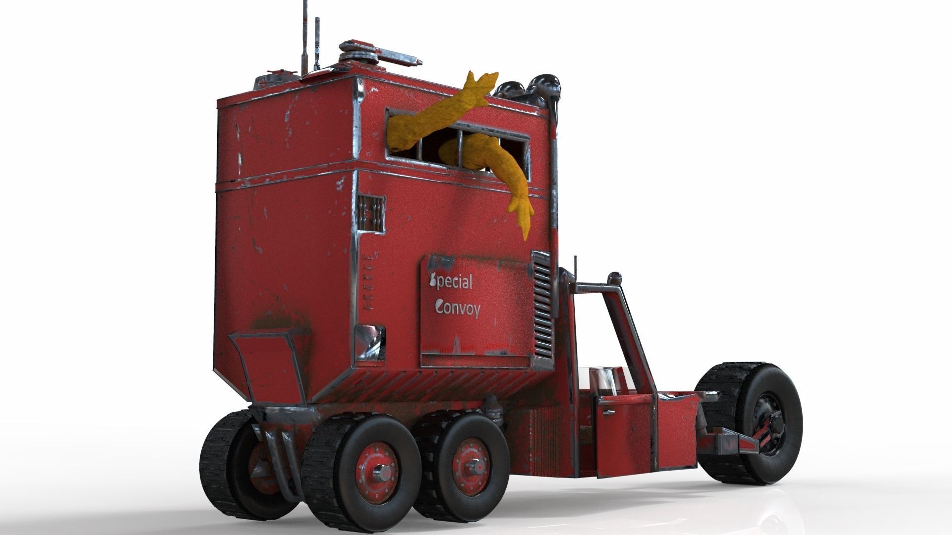 Special convoy 3D model | CGTrader