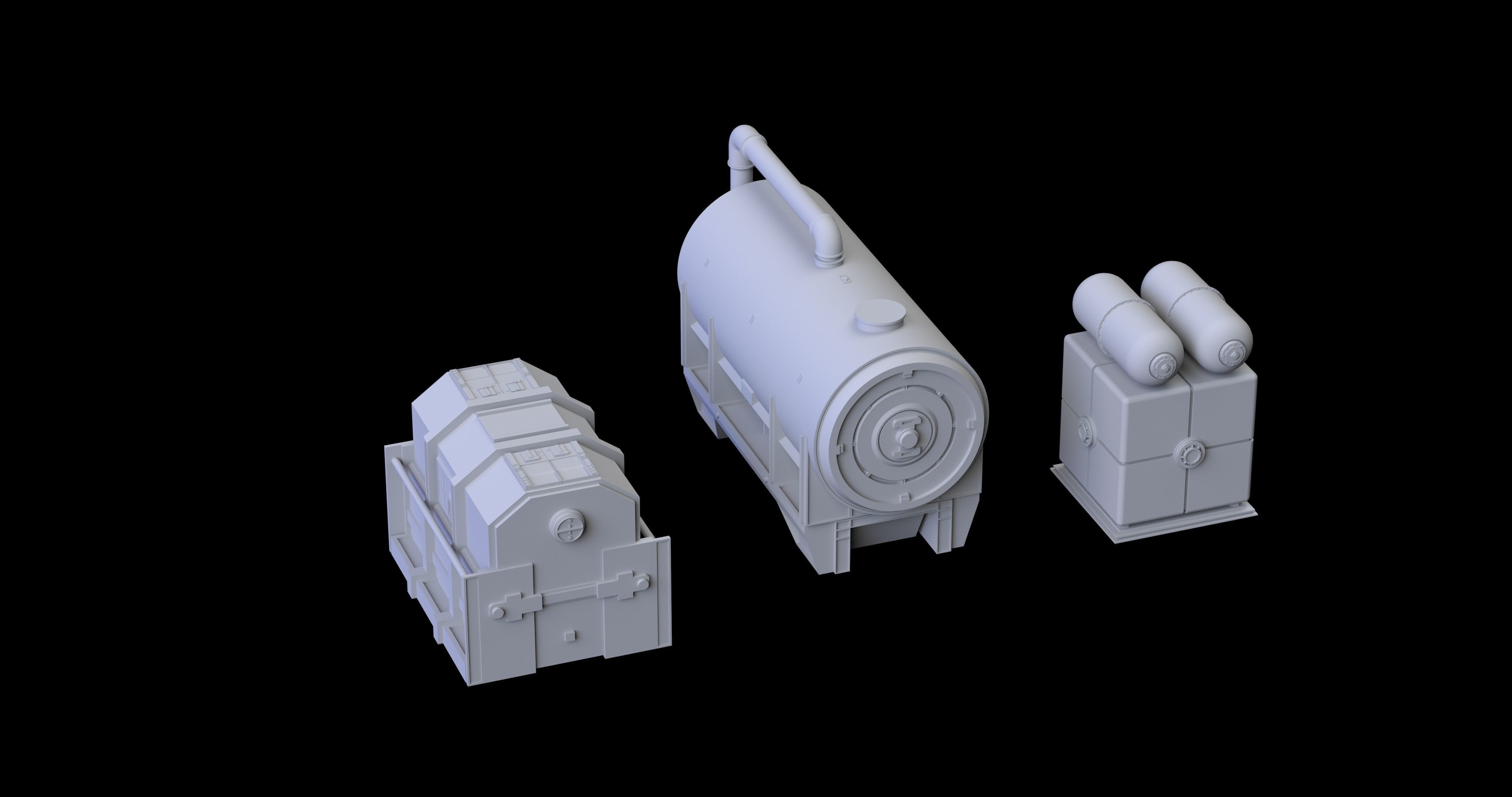 3D model star wars computer kitbash VR / AR / low-poly | CGTrader