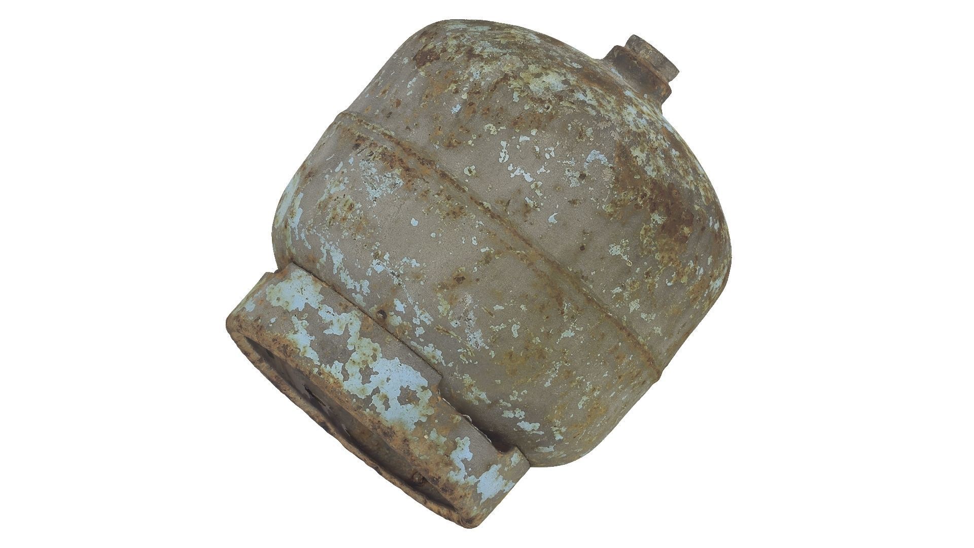 Rusty Gas Cylinder Raw Scanned 3D model | CGTrader