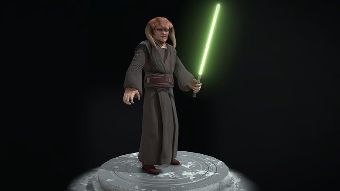 3D model Star Wars Jedi - Saesee Tiin VR / AR / low-poly | CGTrader