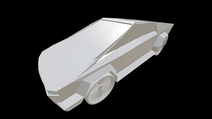 3D model Tesla Cyber Tryck VR / AR / low-poly | CGTrader