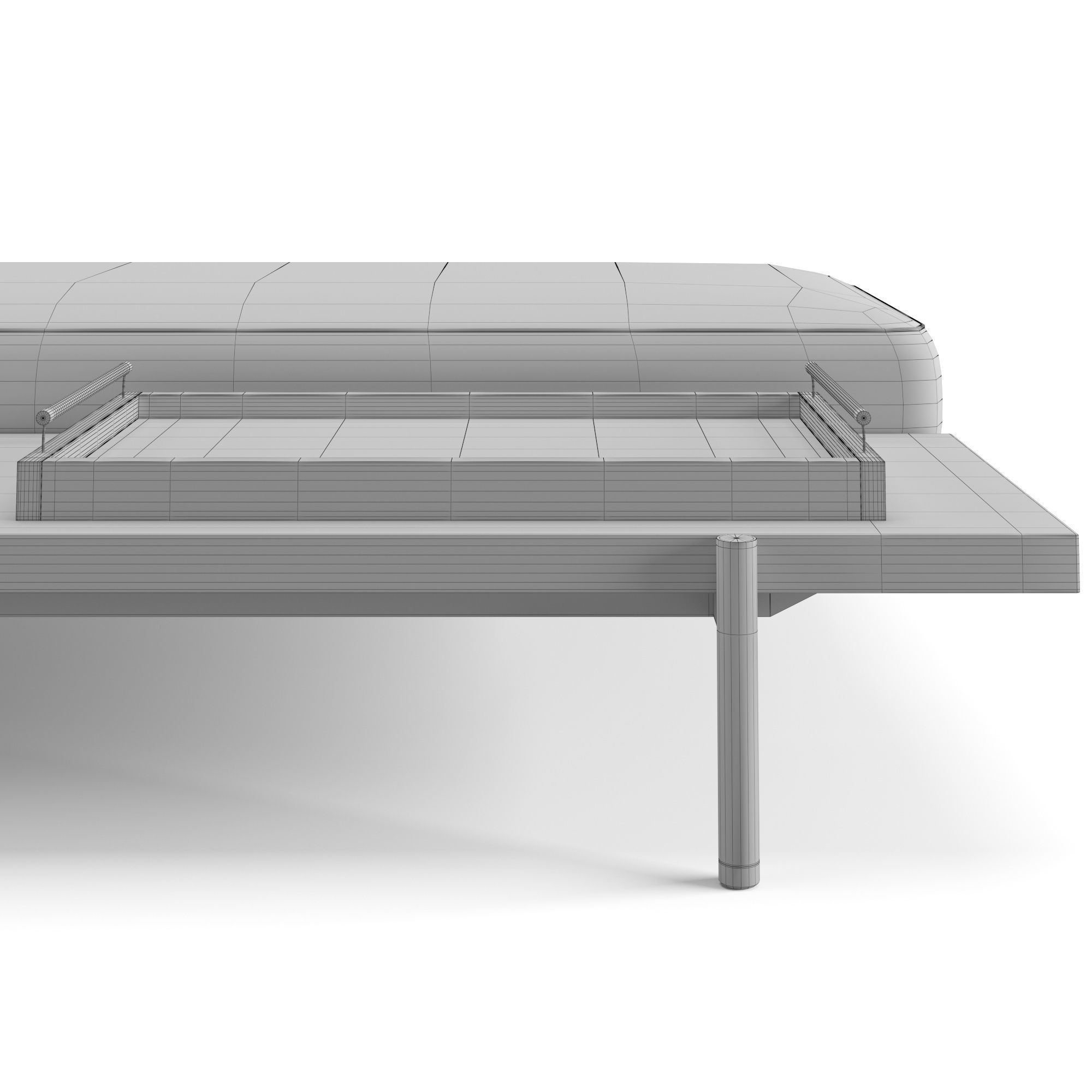 Minotti Superquadra benches set 3D model | CGTrader
