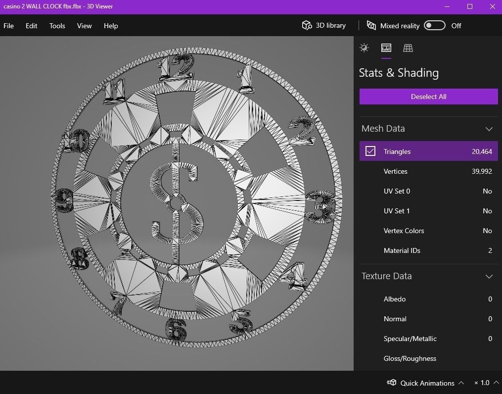 poker chips wall clock 3D model 3D printable | CGTrader