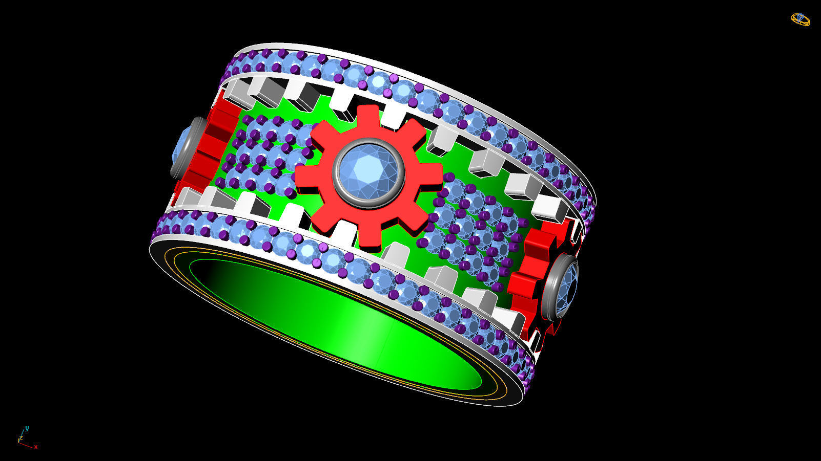 Ring Moving special 3D model 3D printable | CGTrader