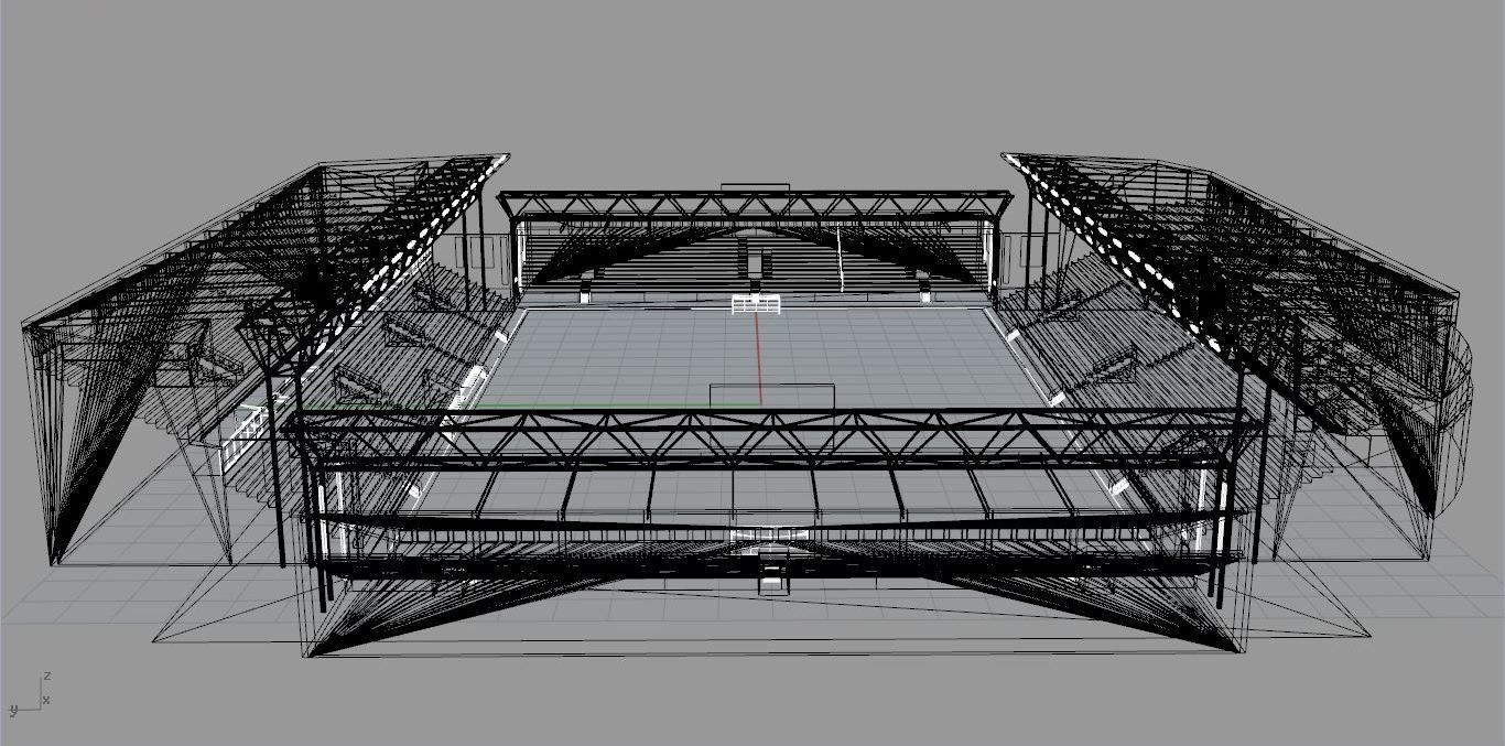 3D model Boras Arena Stadium Elfsborg VR / AR / low-poly | CGTrader