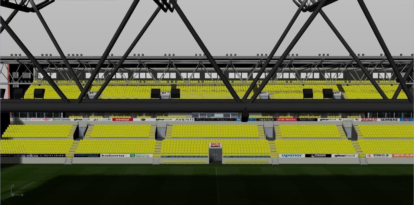 3D model Boras Arena Stadium Elfsborg VR / AR / low-poly | CGTrader