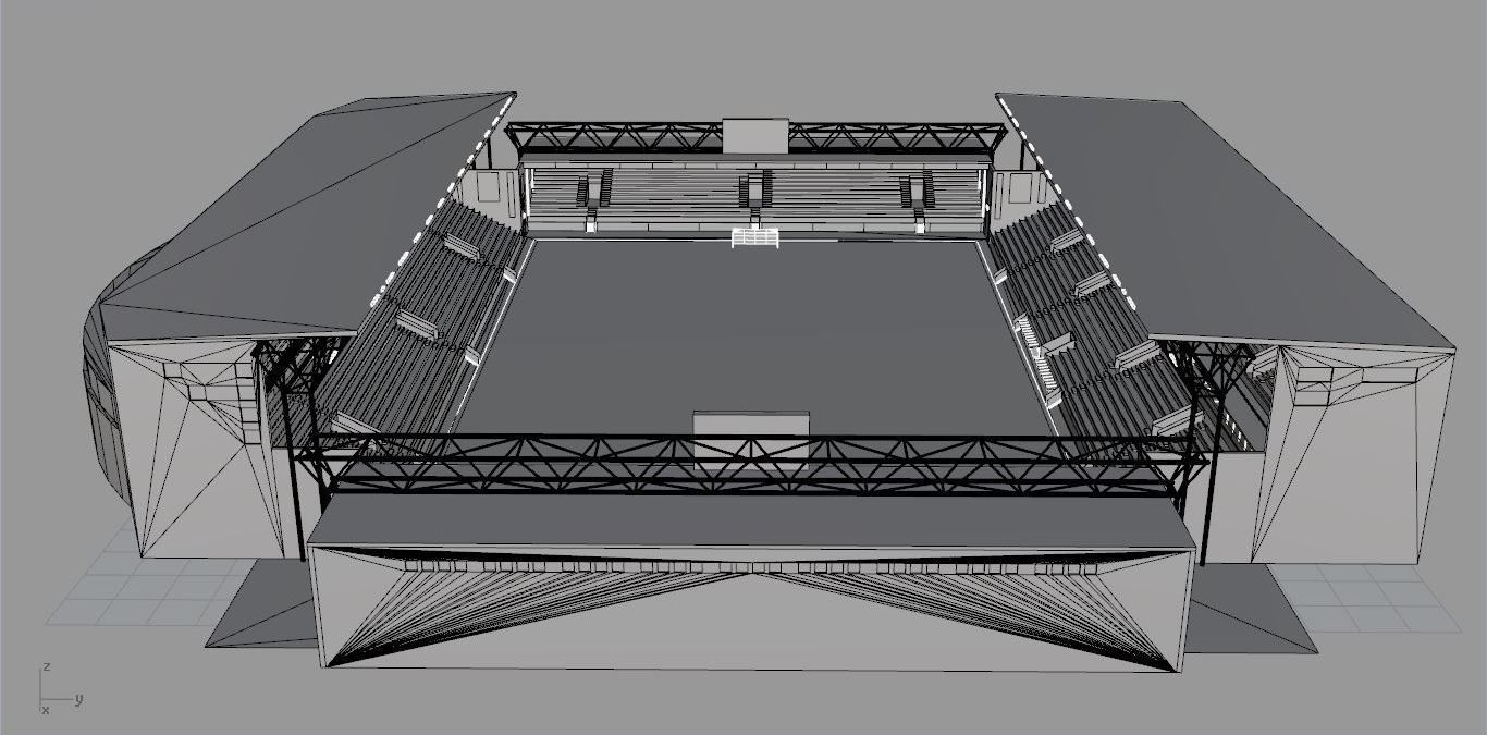 3D model Boras Arena Stadium Elfsborg VR / AR / low-poly | CGTrader