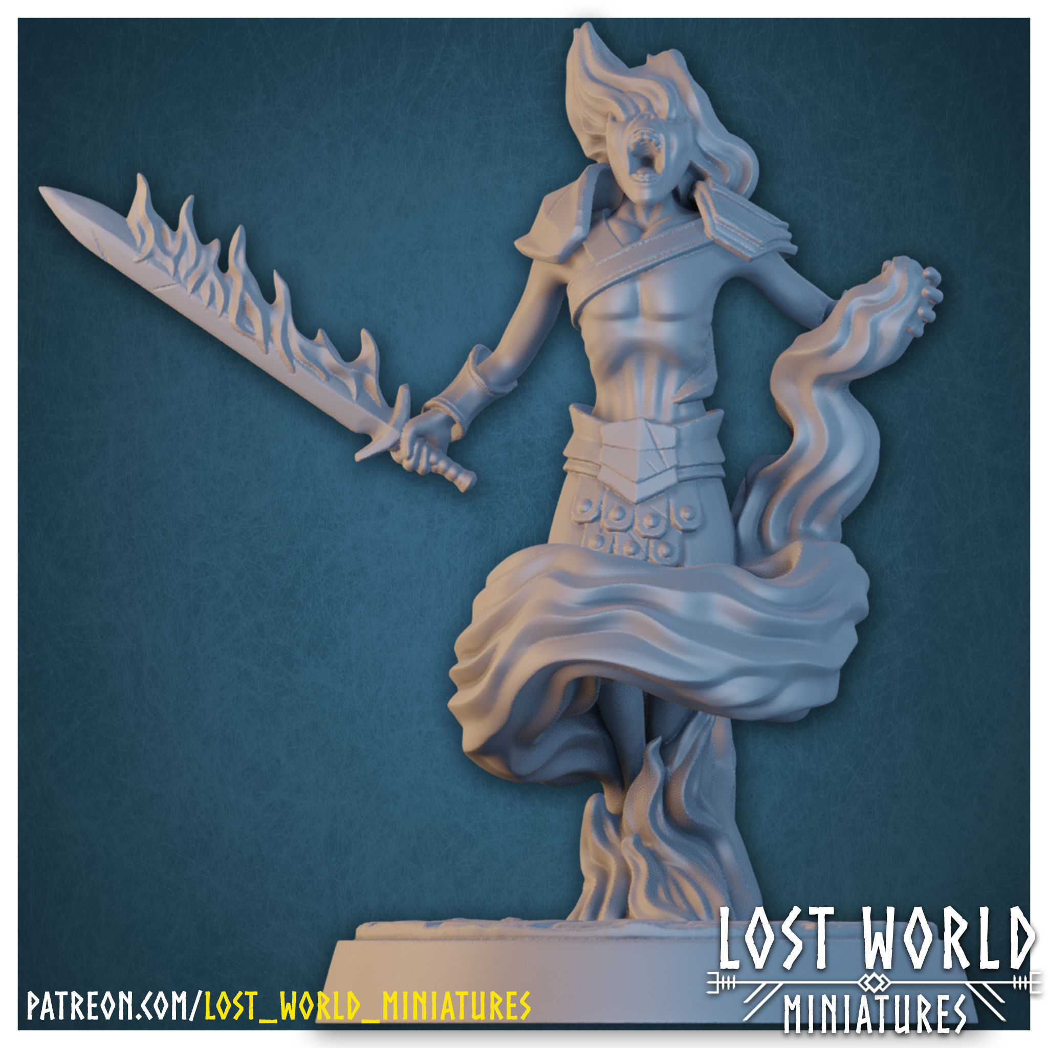 Spectre Revenant Miniatures set - Supported 3D model 3D printable ...