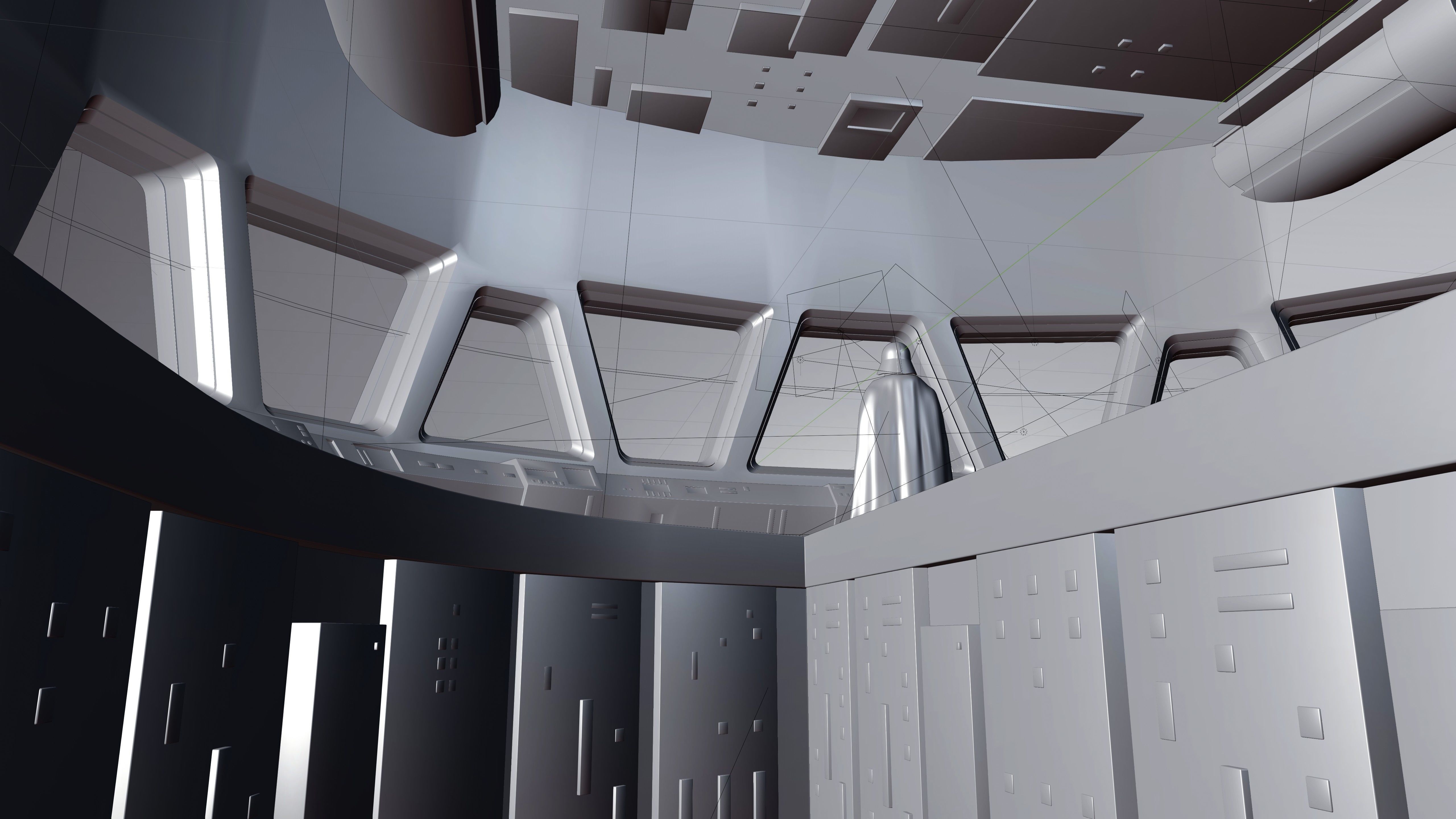 Super Star Destroyer Bridge 3D model | CGTrader