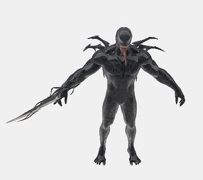 Venom 3d model free VR / AR / low-poly 3D model rigged | CGTrader