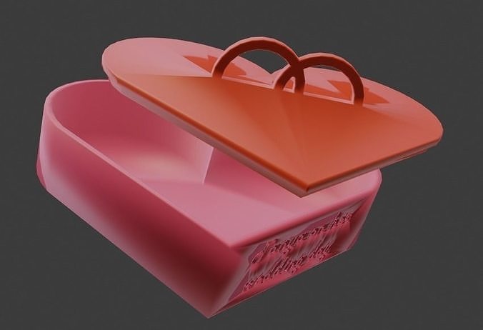 Heart Box 3D model 3D printable | CGTrader