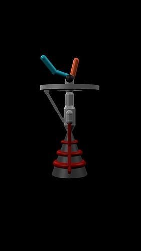 Chemical rocket engine free VR / AR / low-poly 3D model | CGTrader