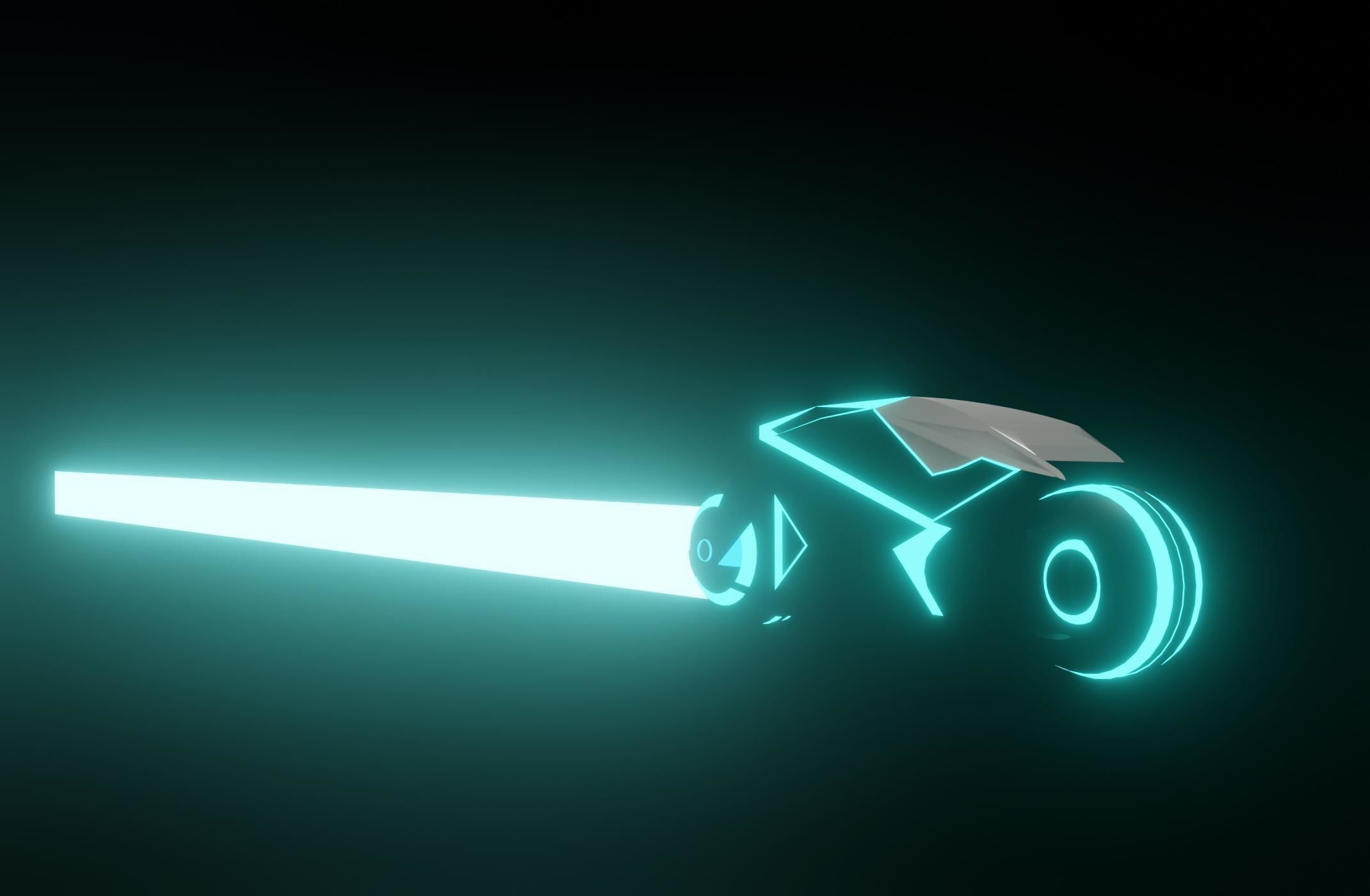 TRON BIKE free 3D model | CGTrader