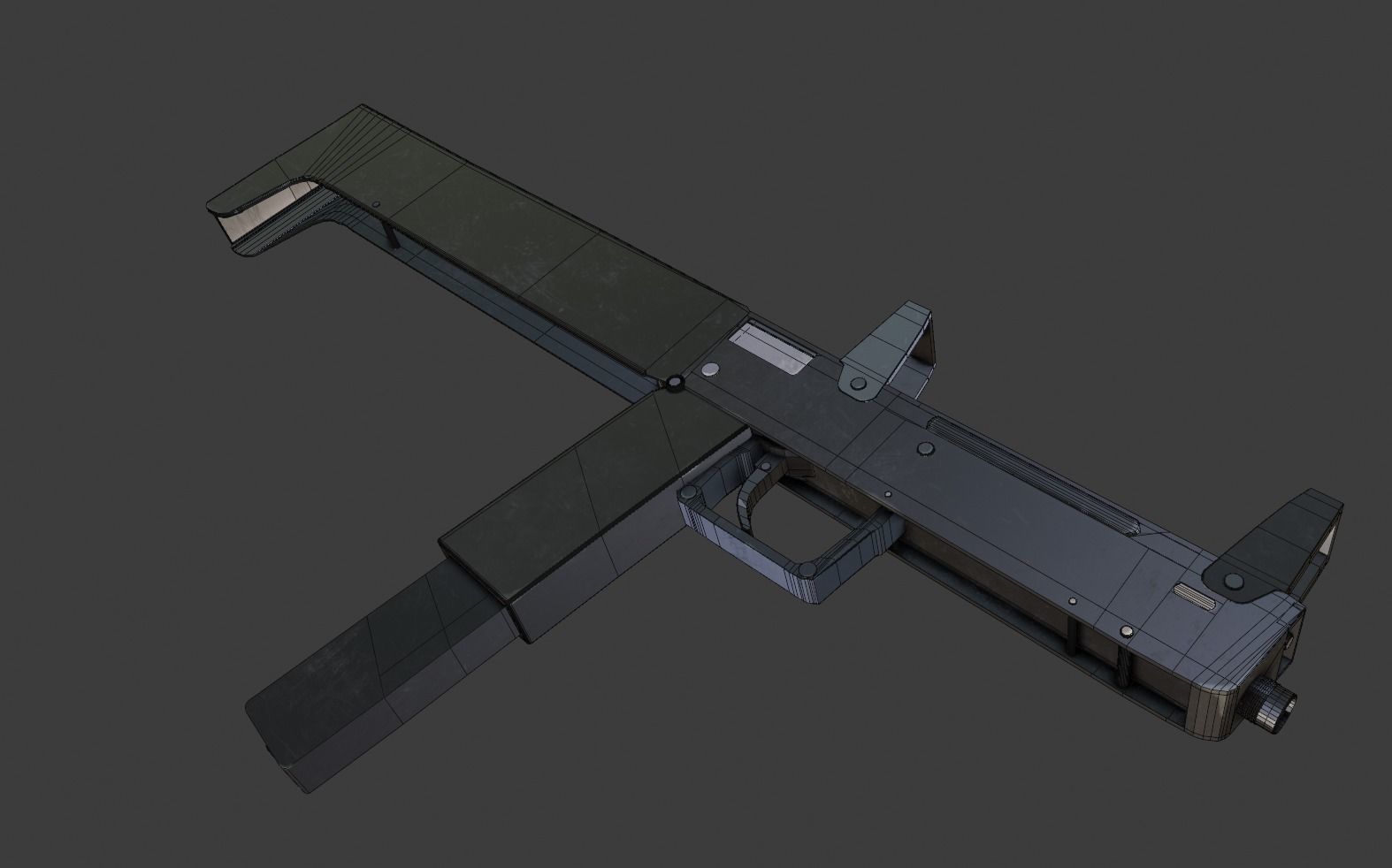 3D model pp-90 submachine gun VR / AR / low-poly | CGTrader
