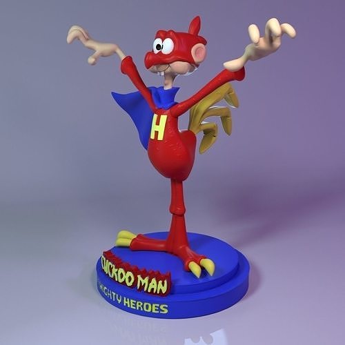 Cuckoo-Man - The Mighty Heroes 3D model 3D printable | CGTrader
