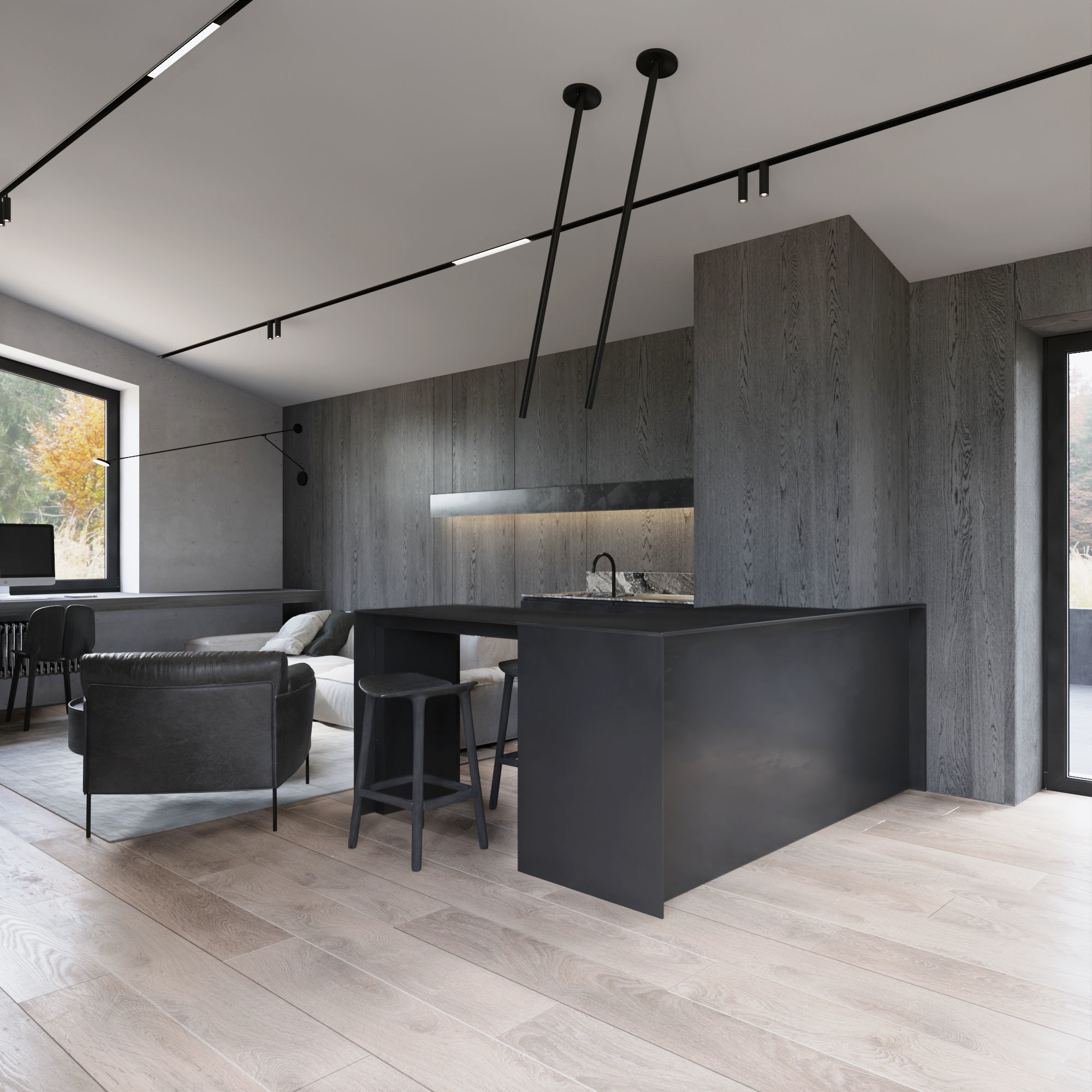 Modern Attic 3D model 3D model | CGTrader