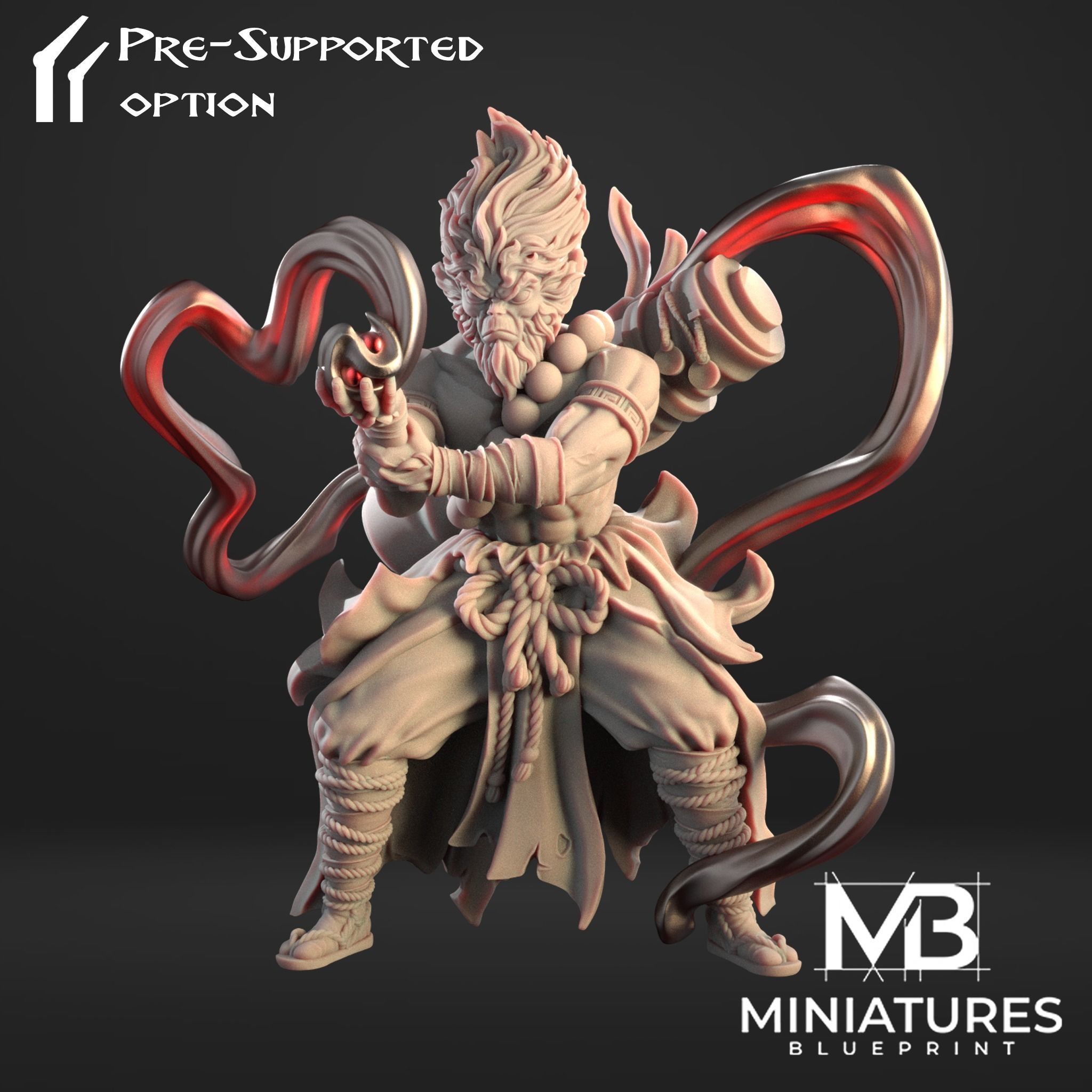 Sun Wukong Monkey King 3D model 3D printable | CGTrader