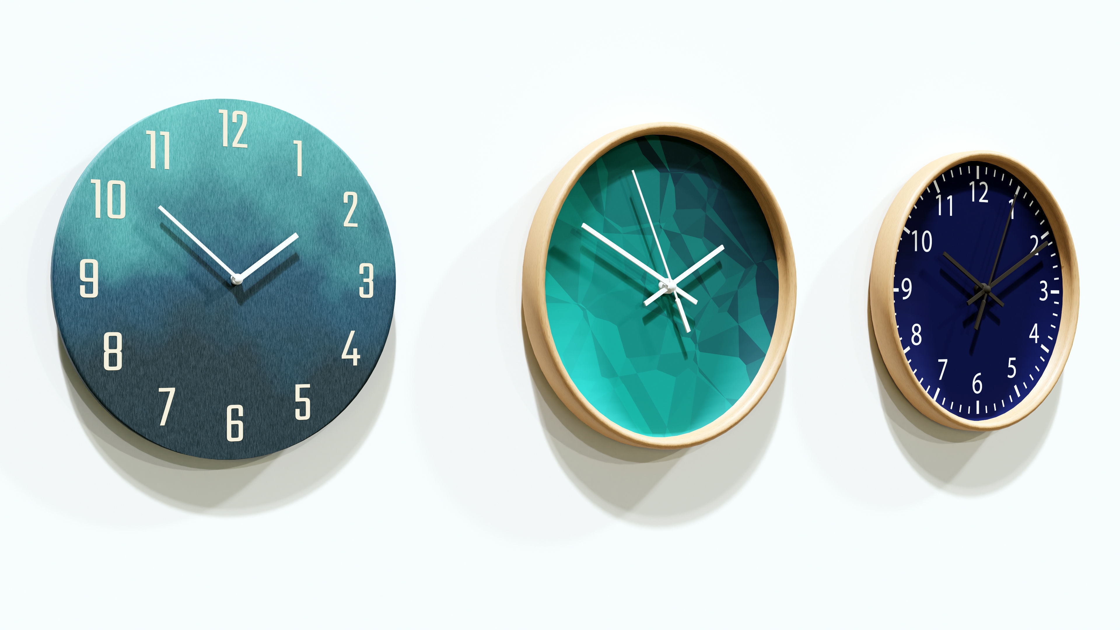 Simple Clocks pack free VR / AR / low-poly 3D model | CGTrader