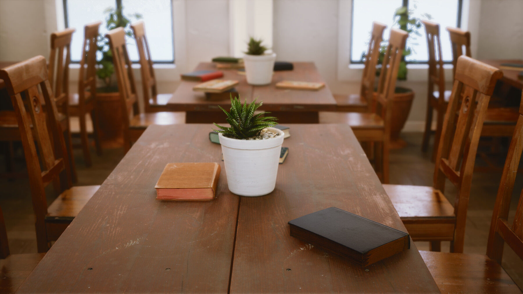 3D model Modern Library Unreal Engine - Environment VR / AR / low-poly ...