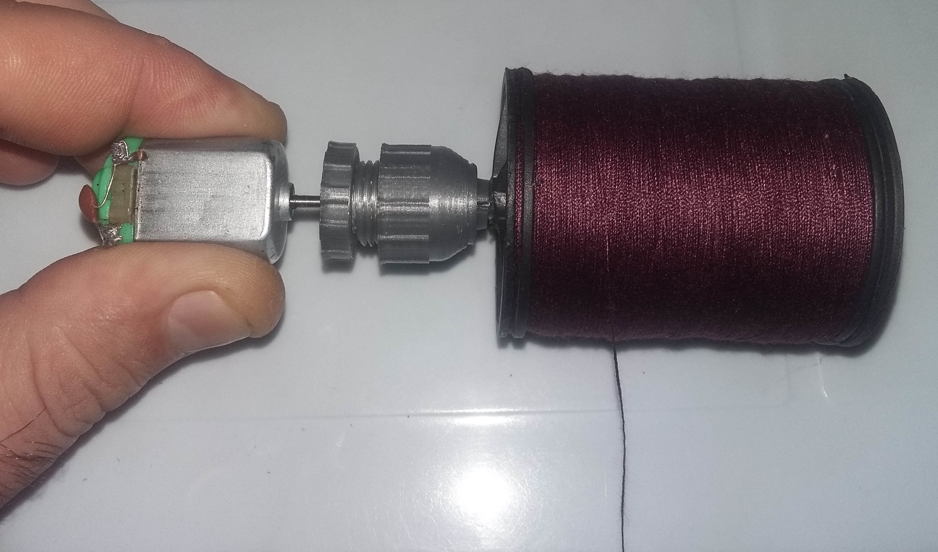 MOTORIZED BOBBIN MANDREL THREAD WINDING AND GENERAL PURPOSE 3D model 3D ...