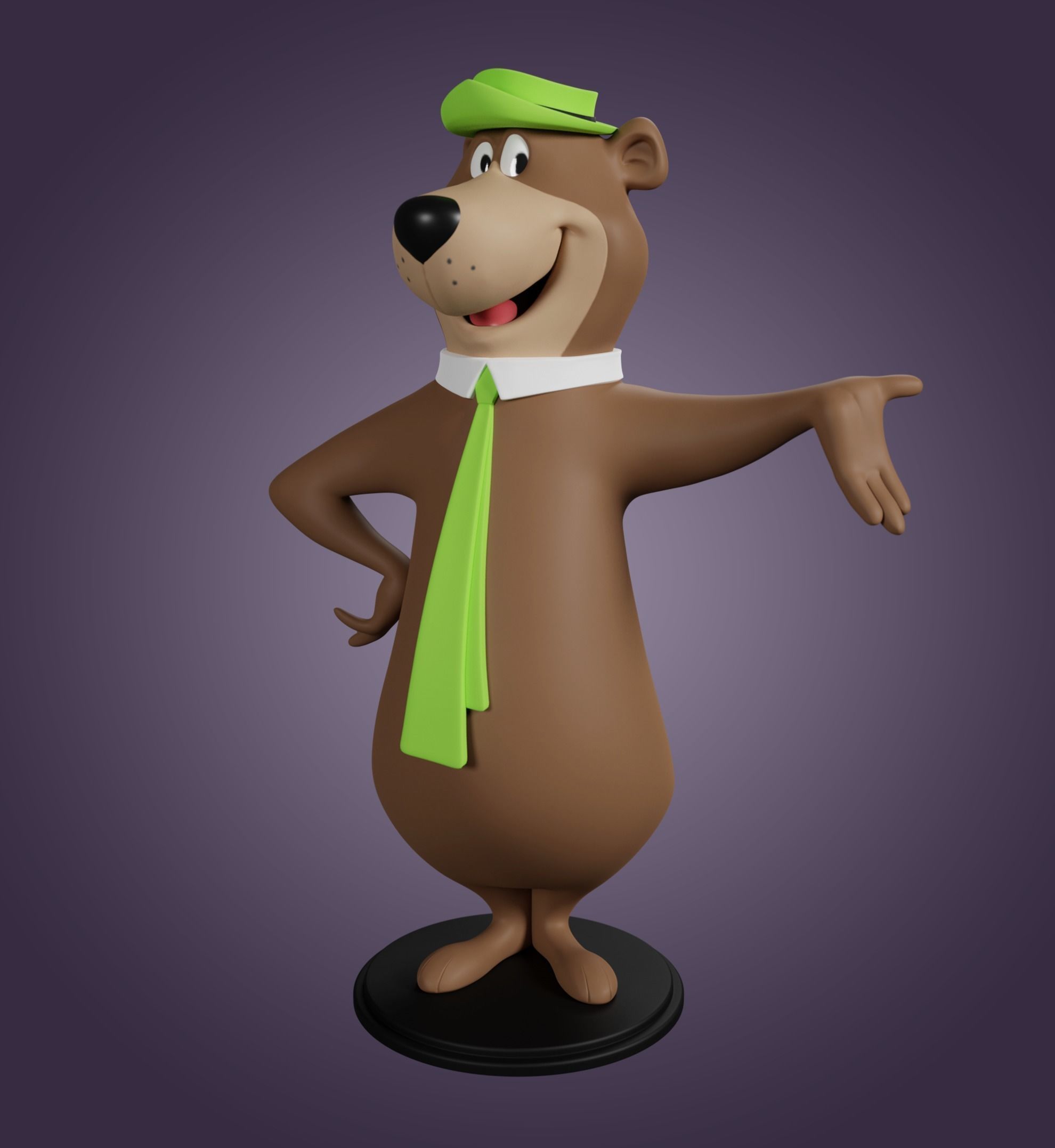 Yogi Bear 3D model 3D printable | CGTrader