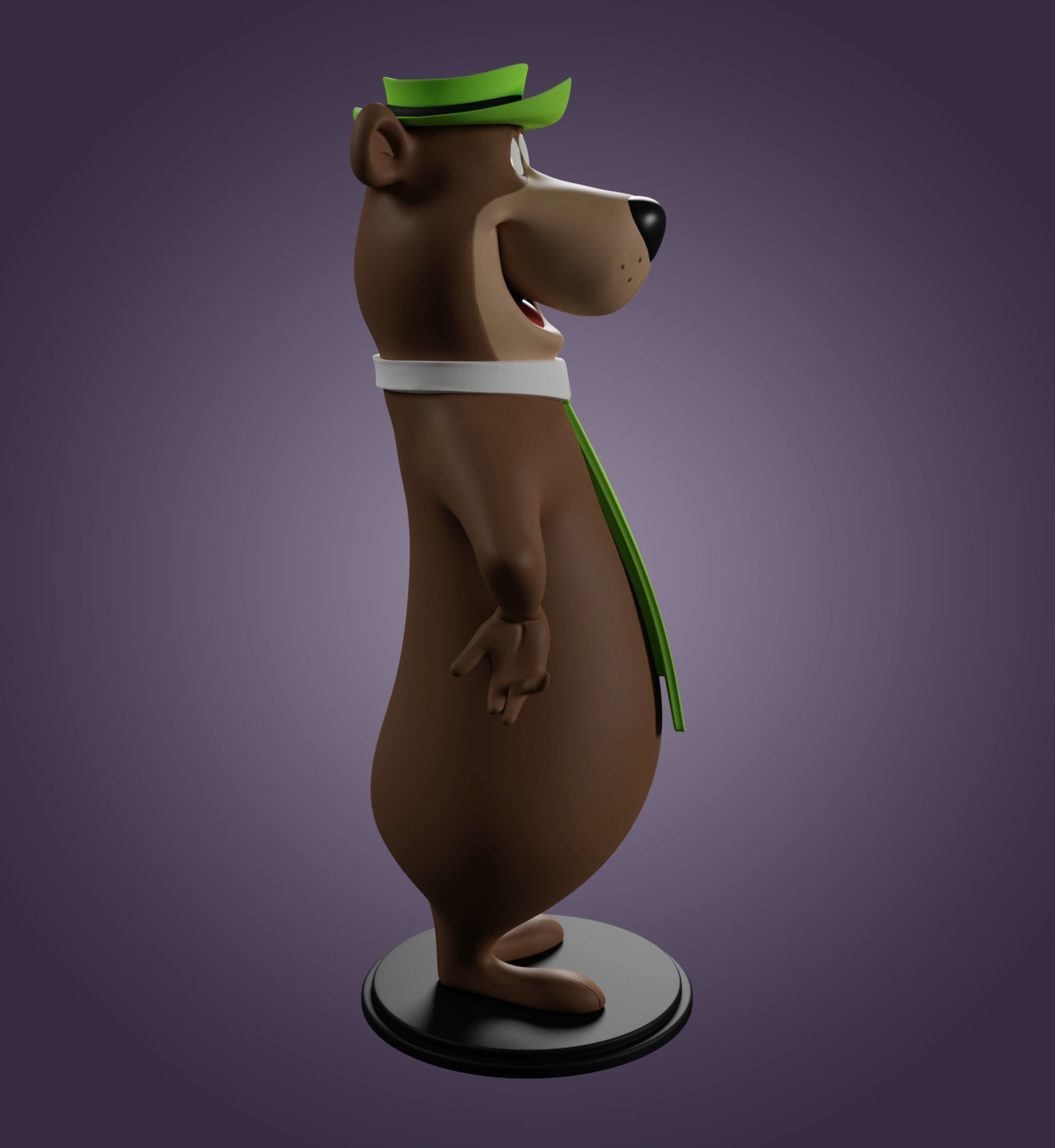 Yogi Bear 3D model 3D printable | CGTrader