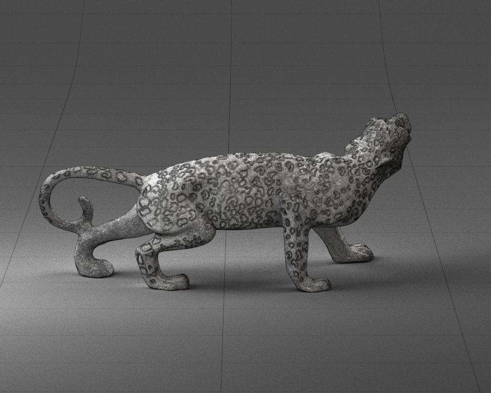 cheetah statue 1121 3d print ready 3D model 3D printable | CGTrader