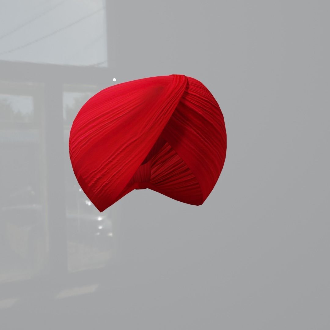 Realistic Punjabi Sikh Turban with 5 Different colors 3D model | CGTrader