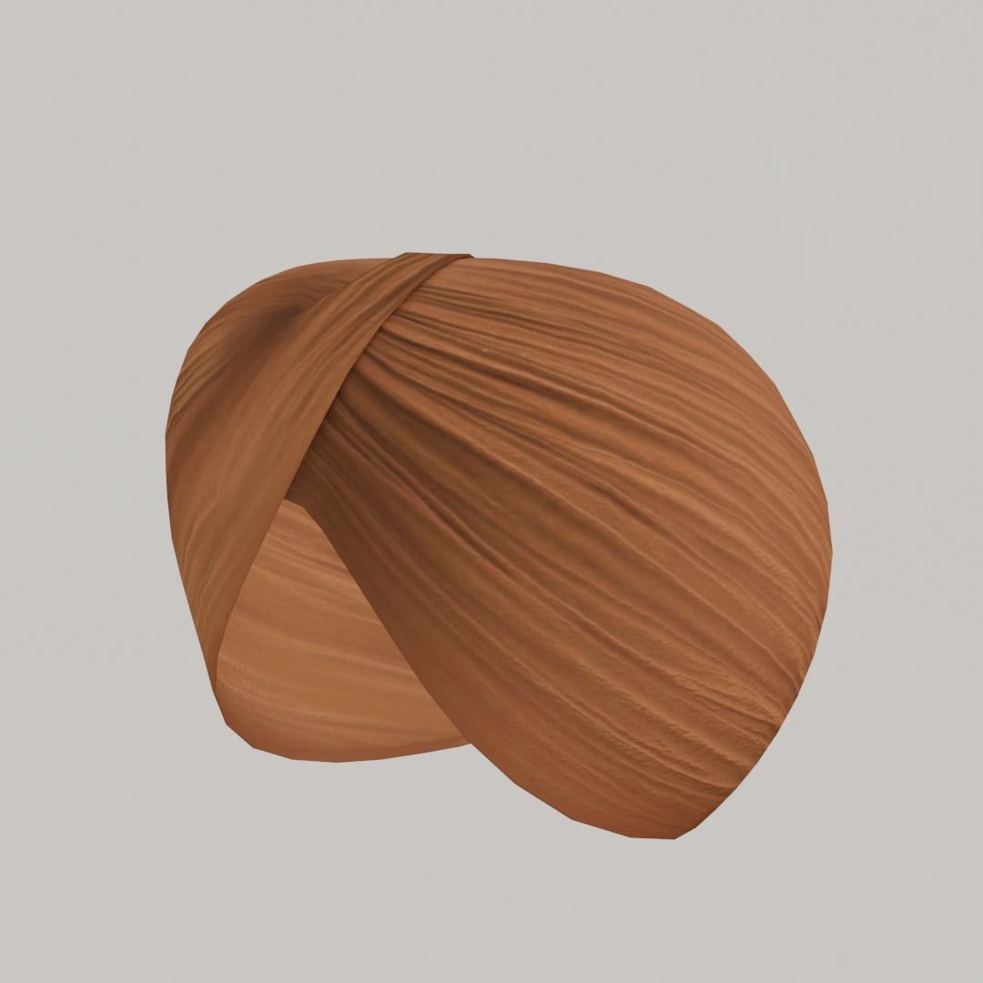 Realistic Punjabi Sikh Turban with 5 Different colors 3D model | CGTrader