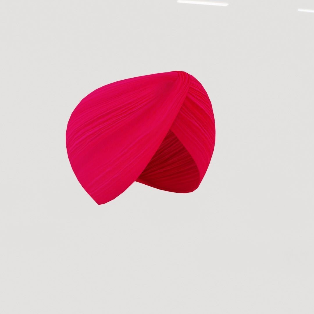 Realistic Punjabi Sikh Turban with 5 Different colors 3D model | CGTrader