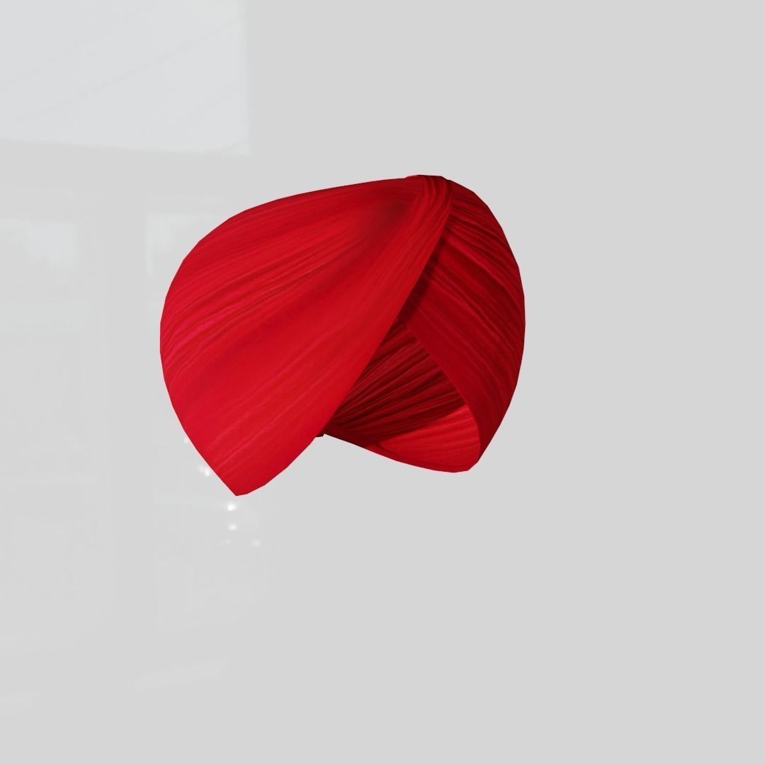 Realistic Punjabi Sikh Turban with 5 Different colors 3D model | CGTrader