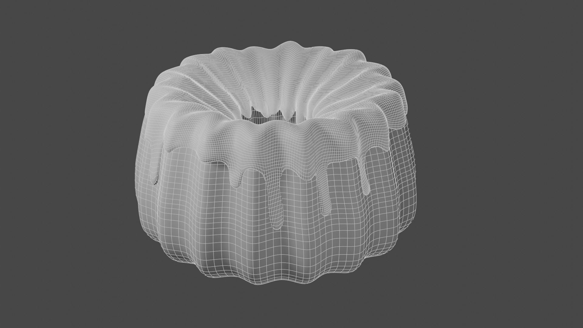 Chocolate Cake with icing 3D model | CGTrader