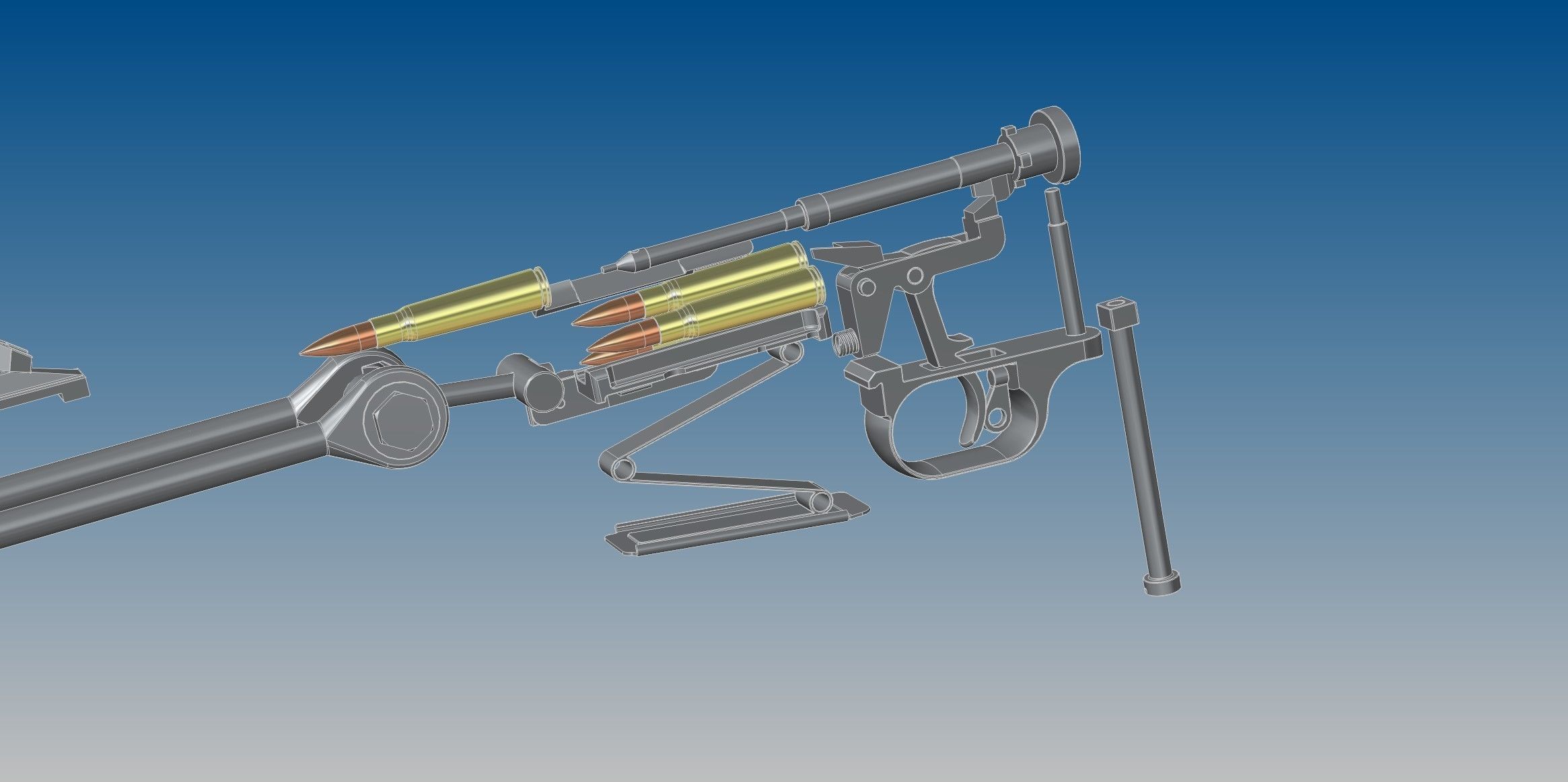 FRF1 rifle 3D model | CGTrader