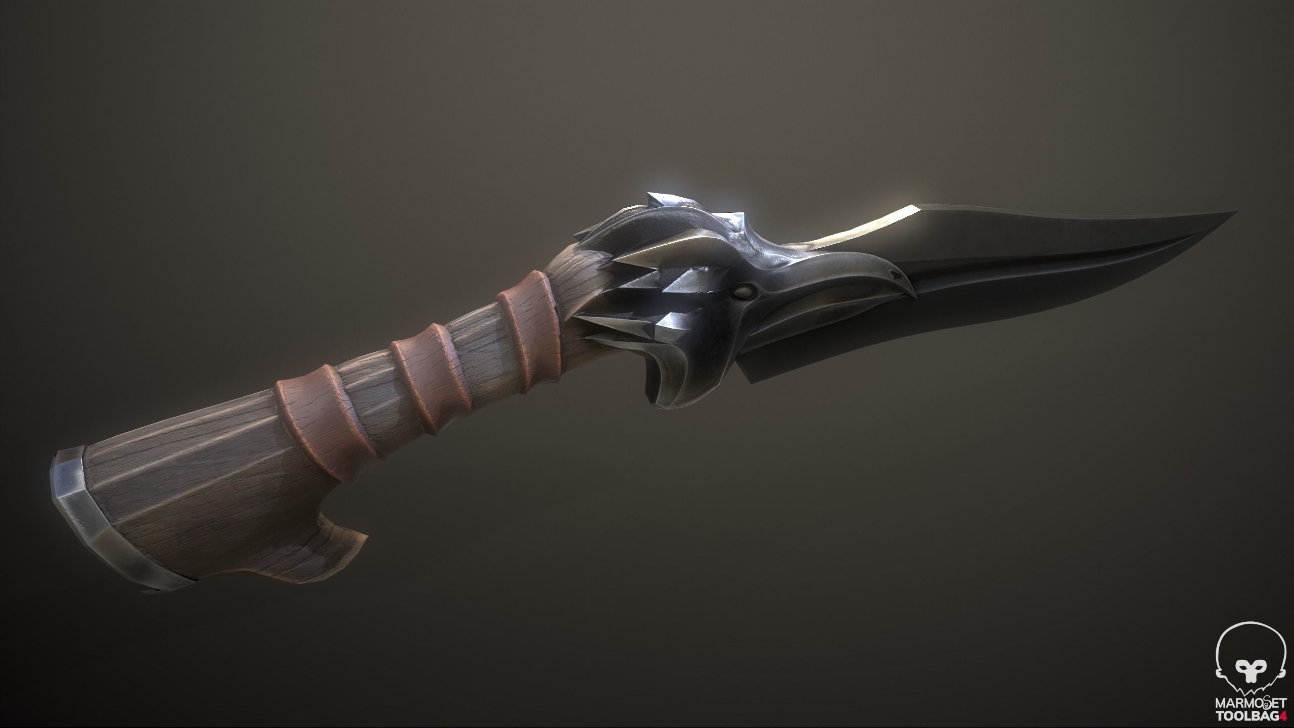 3D model Raven Knife VR / AR / low-poly | CGTrader