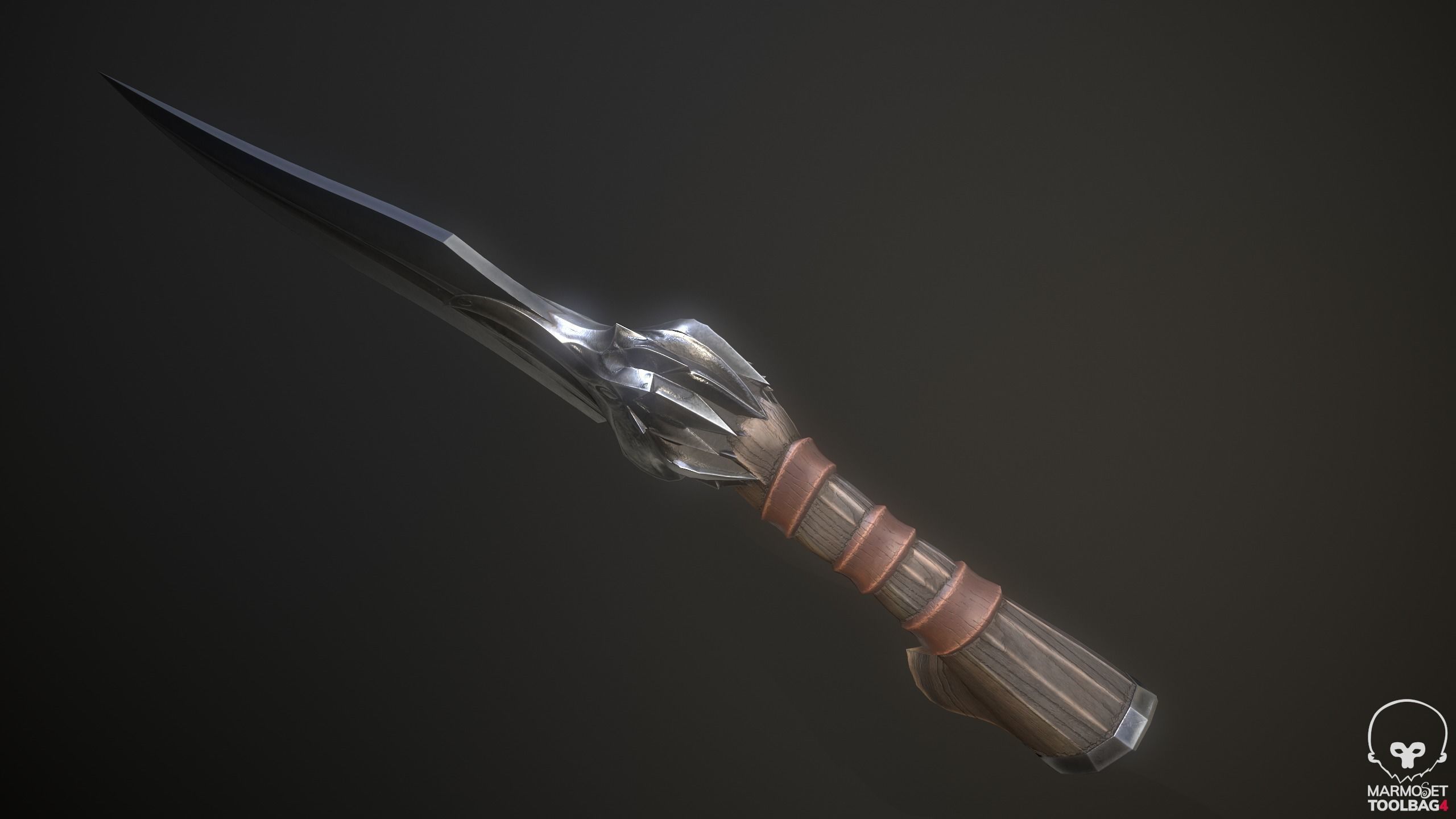 3D model Raven Knife VR / AR / low-poly | CGTrader