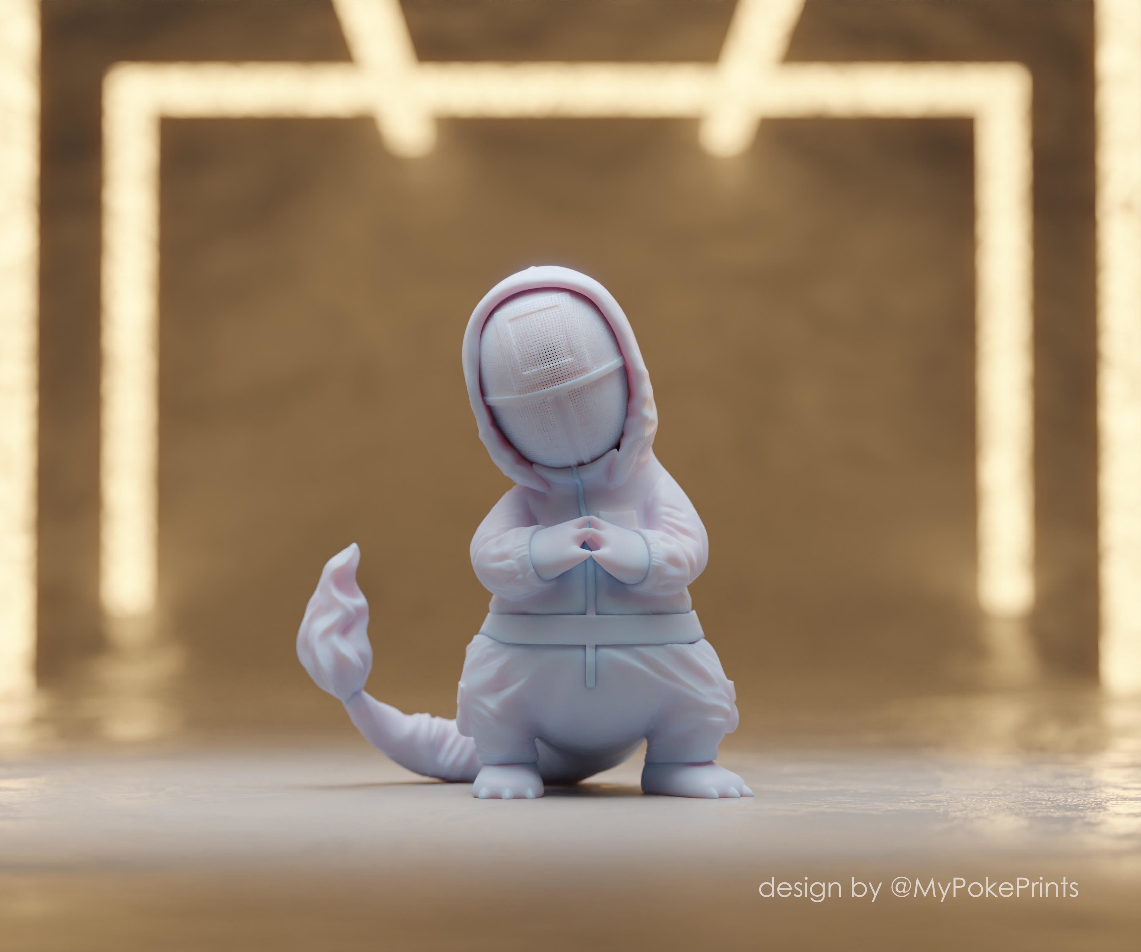 SQUID GAME STARTER POKEMON charmander pikachu and other 3D model 3D ...