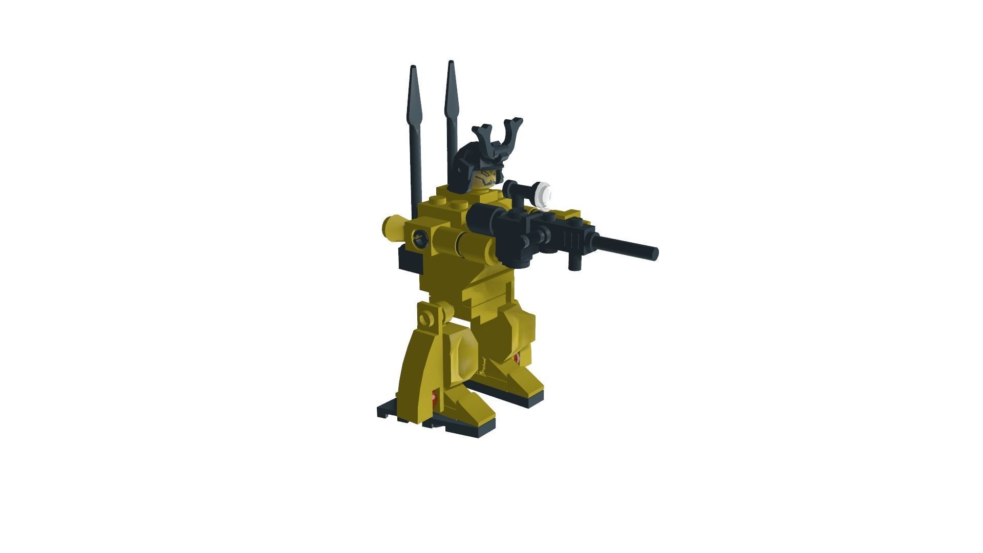 Lego Robot Model 131 3D model | CGTrader