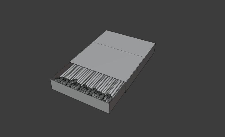 Matchbox 3D model matches in box free VR / AR / low-poly 3D model ...