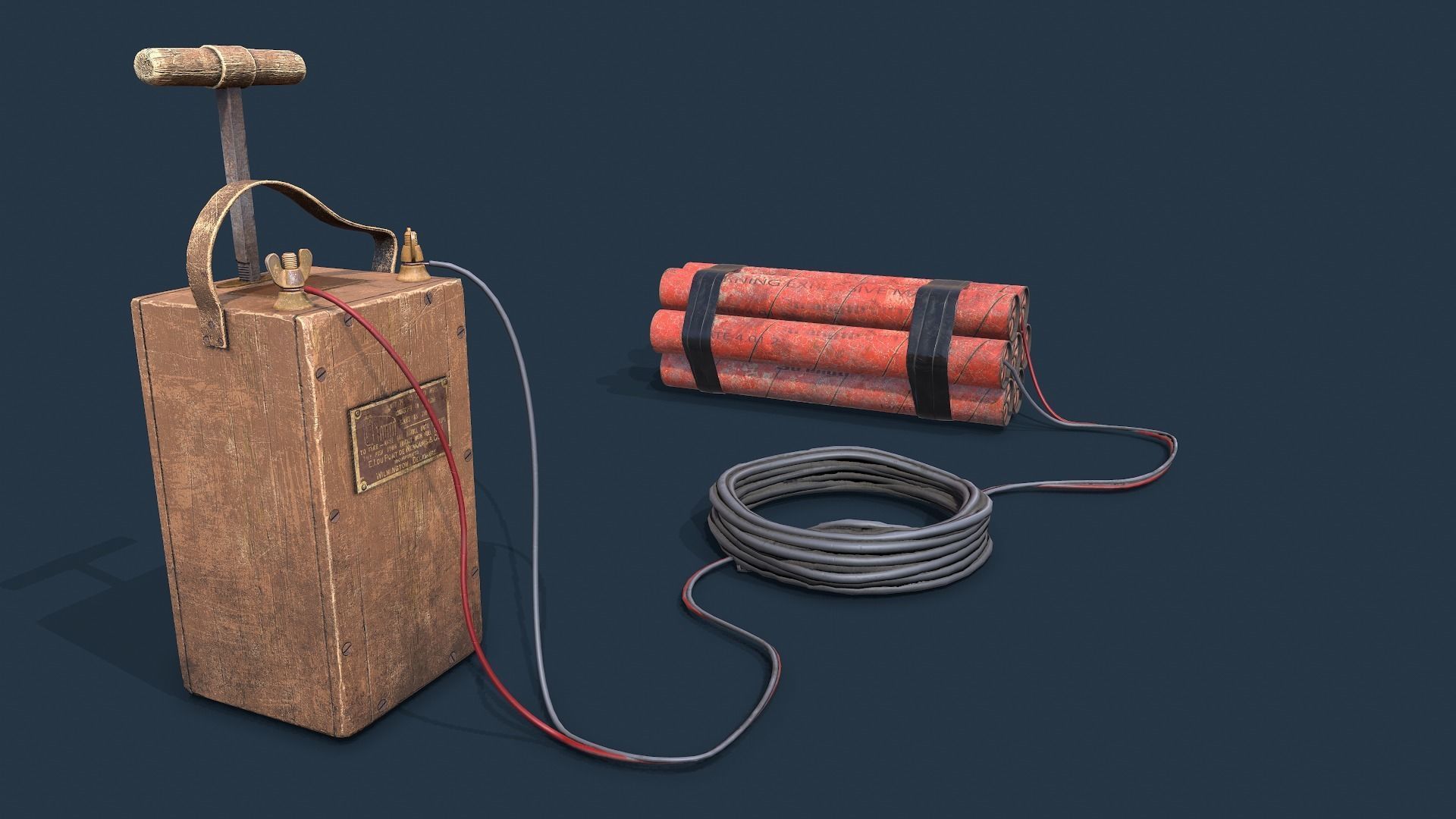 3D model Explosive Devices VR / AR / low-poly | CGTrader