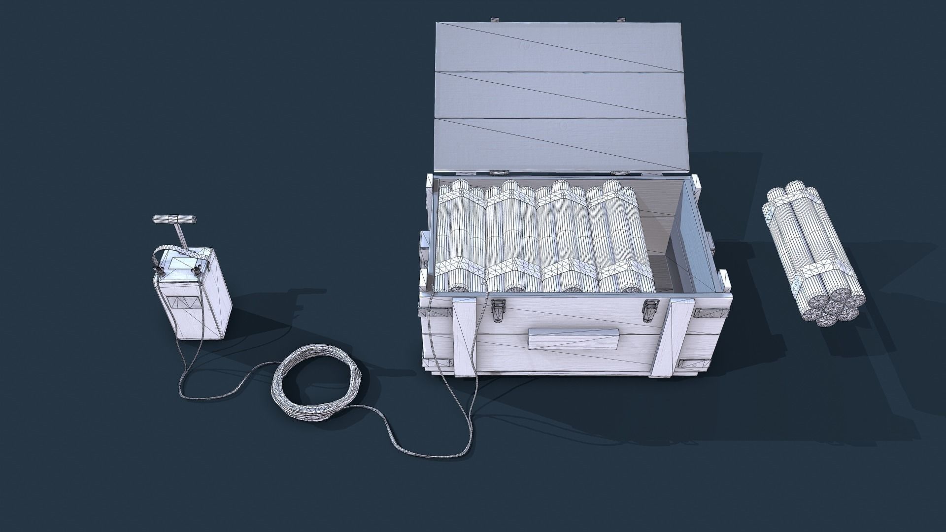 3D model Explosive Devices VR / AR / low-poly | CGTrader