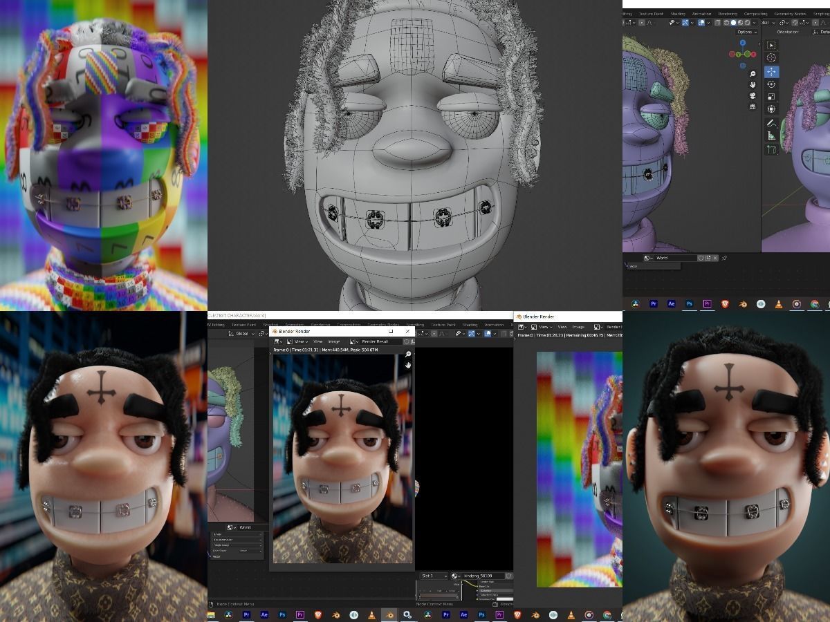 3D model Stylized Hip Hop NFT Character - VR / AR / low-poly | CGTrader