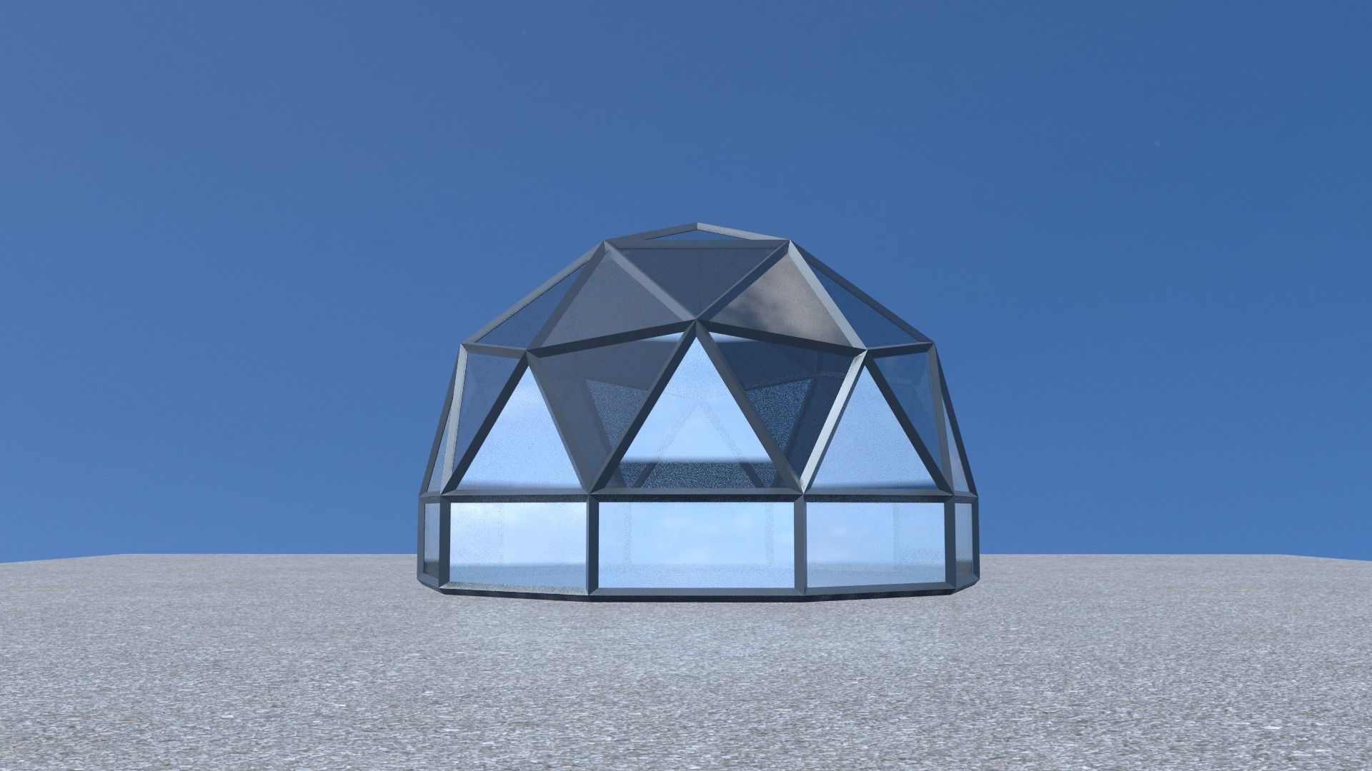 Dome Building 3D model | CGTrader