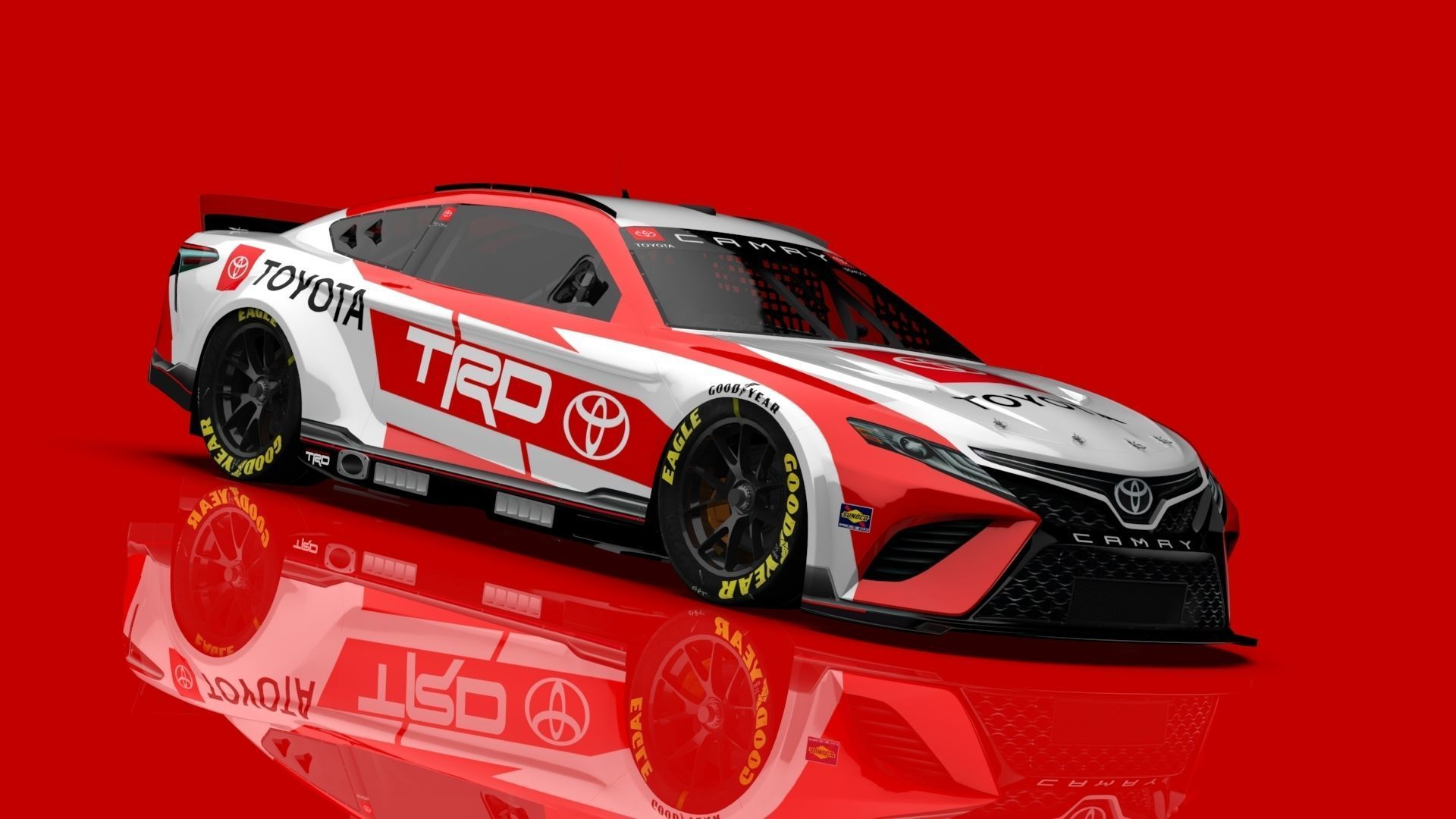 3D model Toyota Camry NASCAR NEXTGEN 2022 VR / AR / low-poly | CGTrader